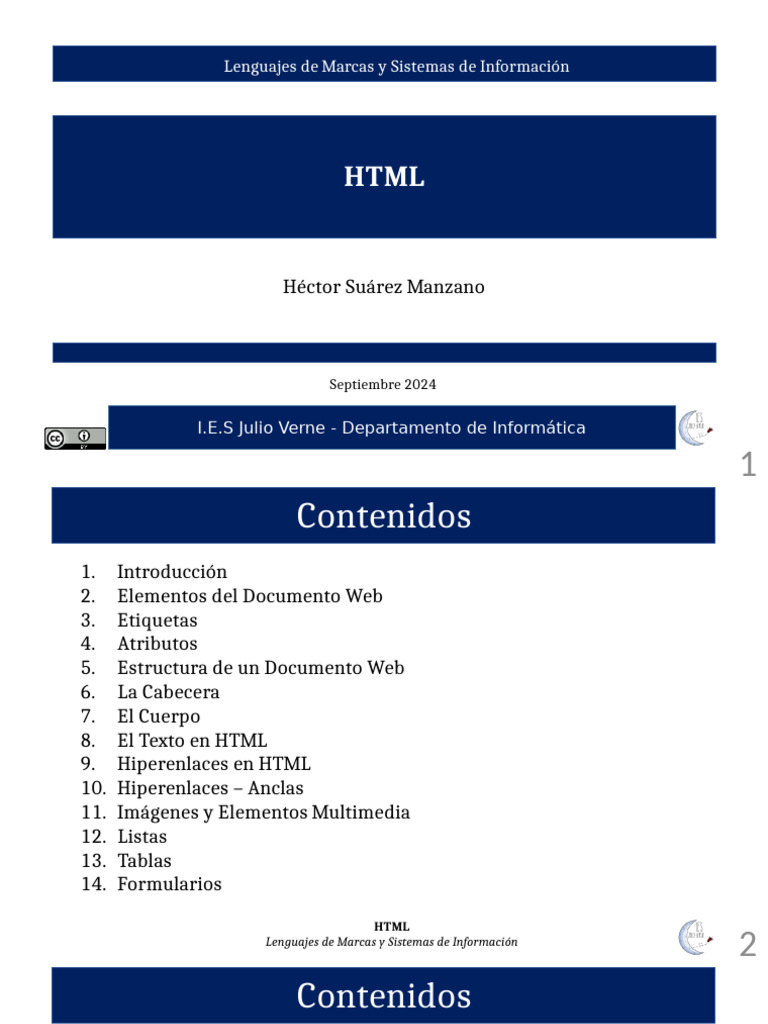 Tema 1 - HTML | PDF