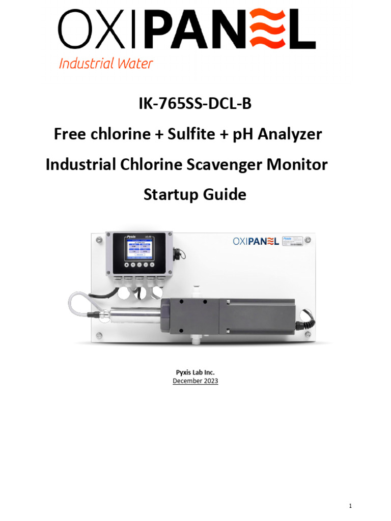 IK 765SS DCL B Startup Guide | PDF