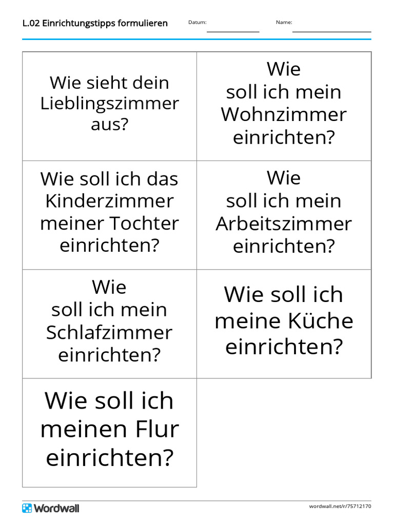 l02 Einrichtungstipps Formulieren Flash Karten | PDF