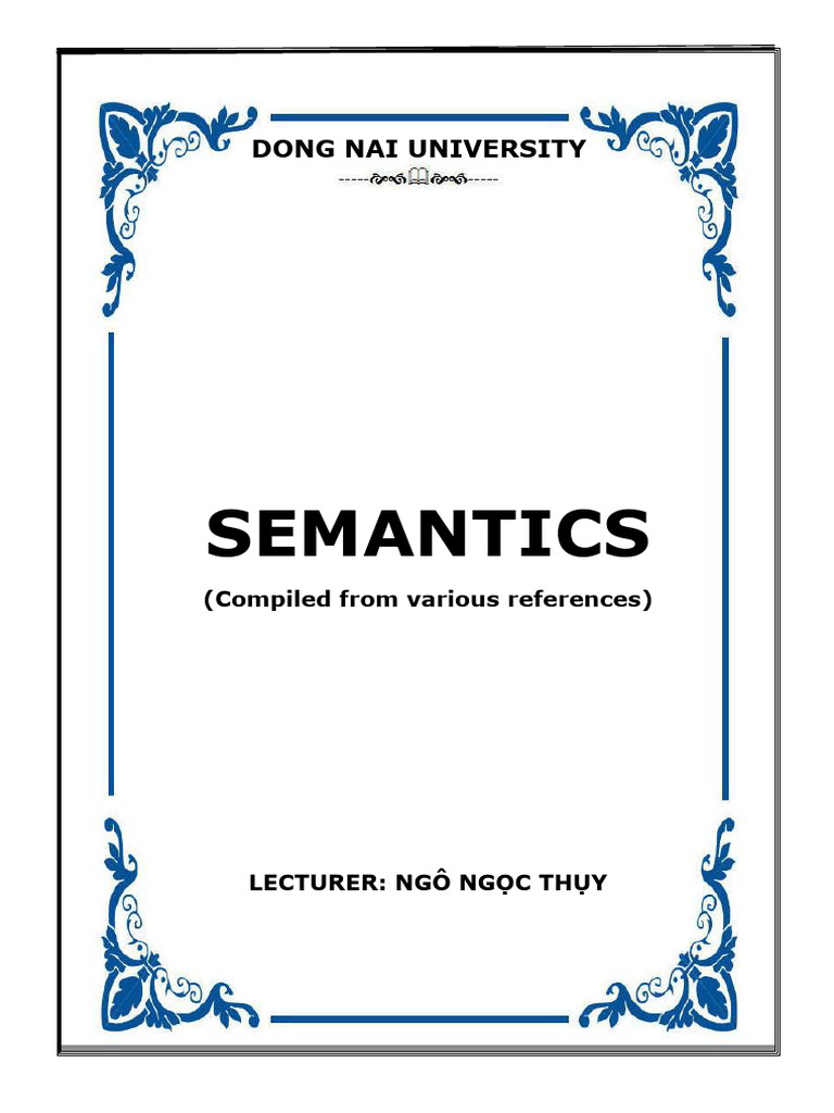 Semantics | PDF