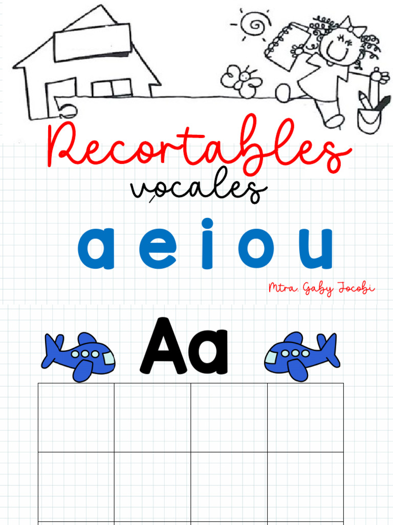 Recortables Vocales | PDF