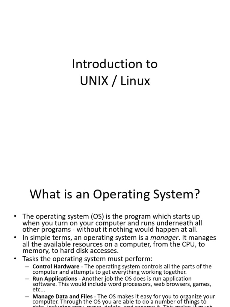 T.Thilagaraj OS UnixLinux | PDF