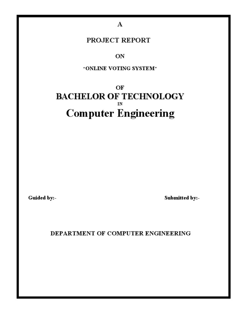 Online Voting System | PDF | Feasibility Study | Databases