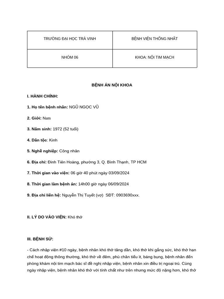 BA Suy Tim TR C | PDF