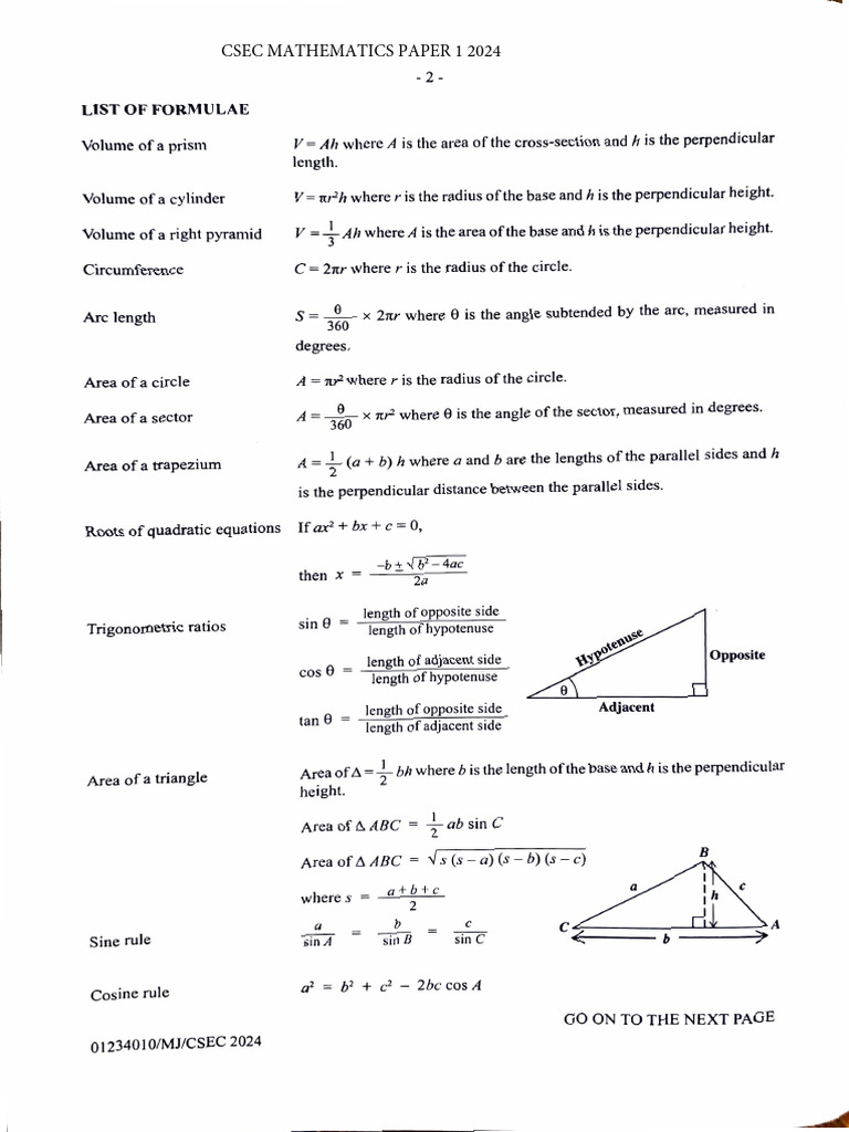 Mathematics Paper 1 2024 | PDF