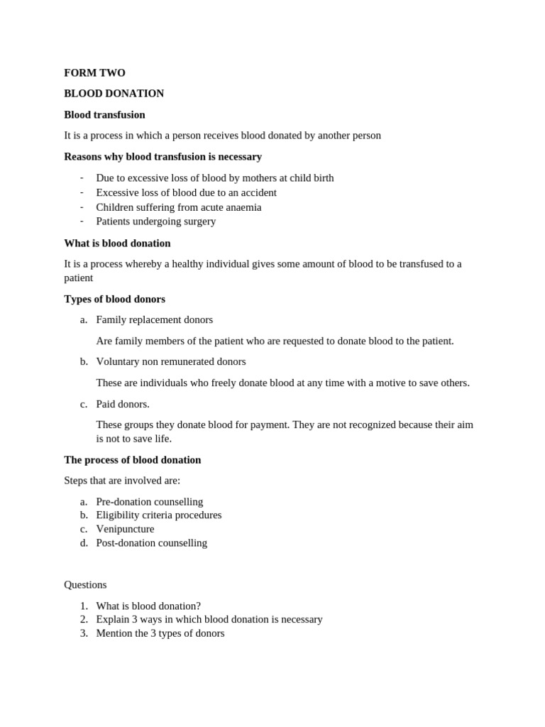Biology Form 2 Topic 3 | PDF