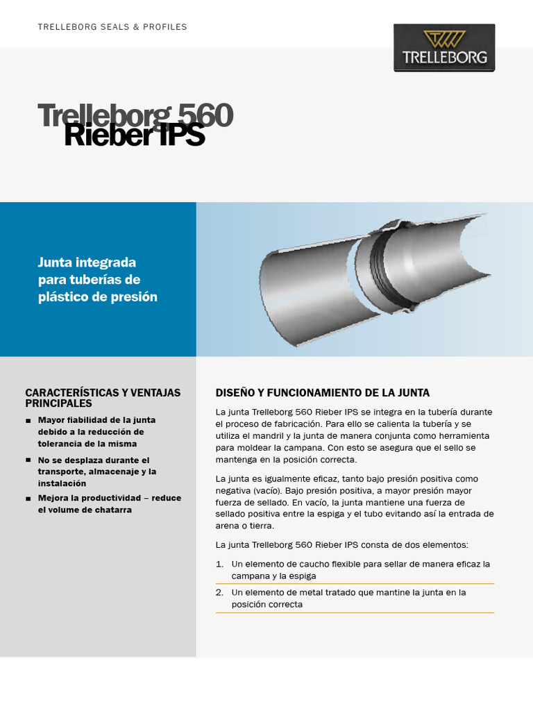 Datasheet 560 - Rieber - Pressure - ES - 10 - 2021 | PDF