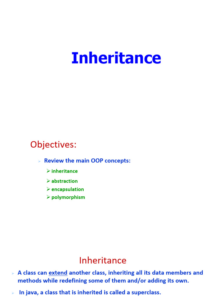 Inheritance 8a 1 | PDF