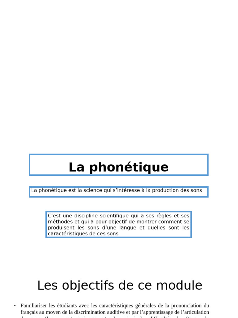 Présentation Du Module Et de Ses Objectif | PDF
