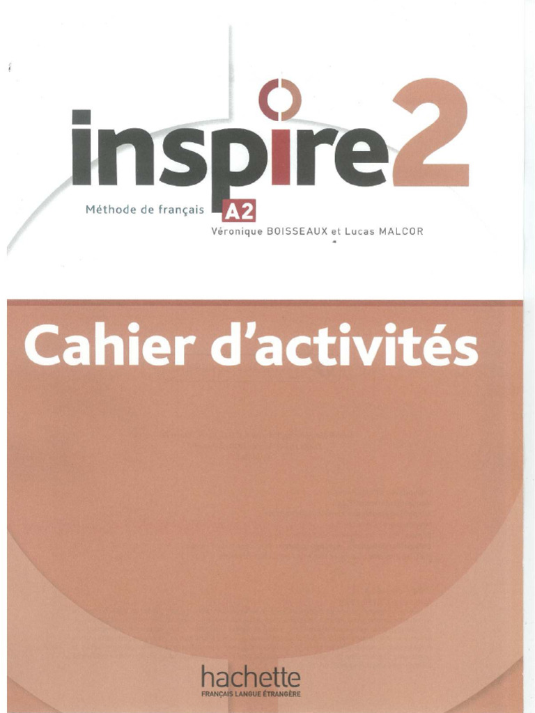 Inspire 2 Cahier Dactivite | PDF
