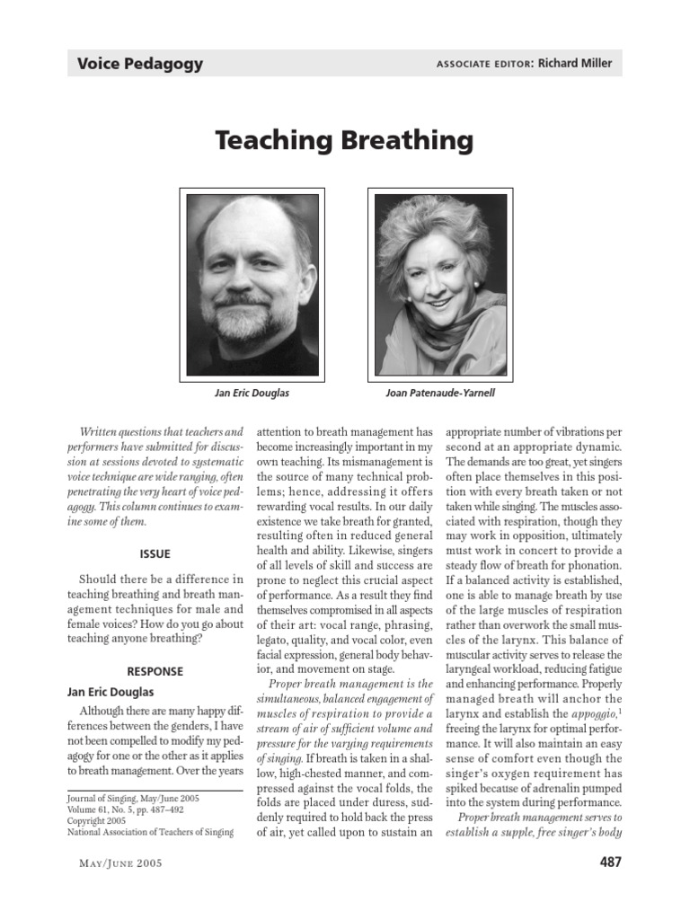 Teaching Breathing | PDF