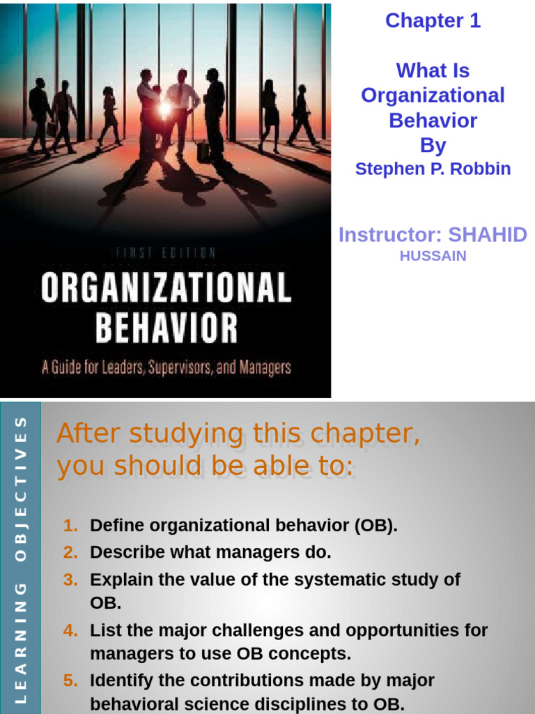 1 What Is Organizational Behavior | PDF