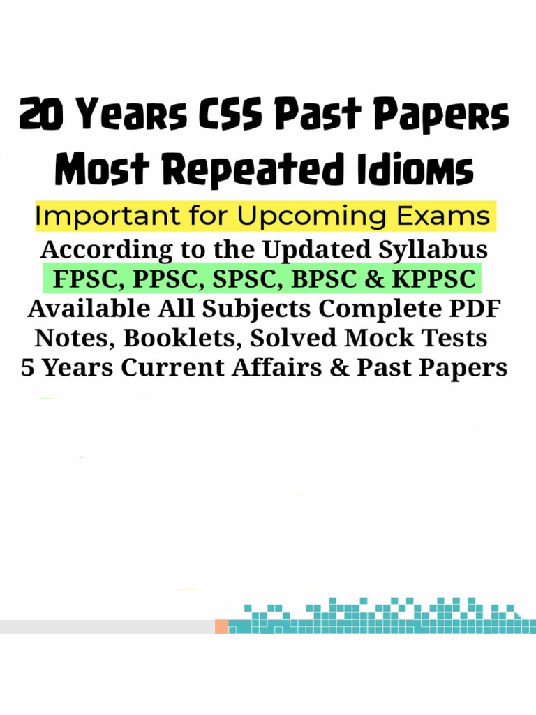 CSS Idioms 1990 To 2024 | PDF