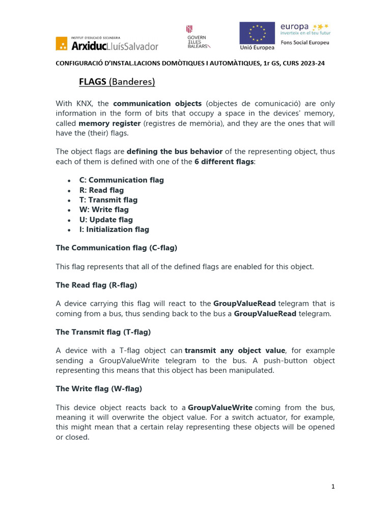 6 KNX Flags | PDF