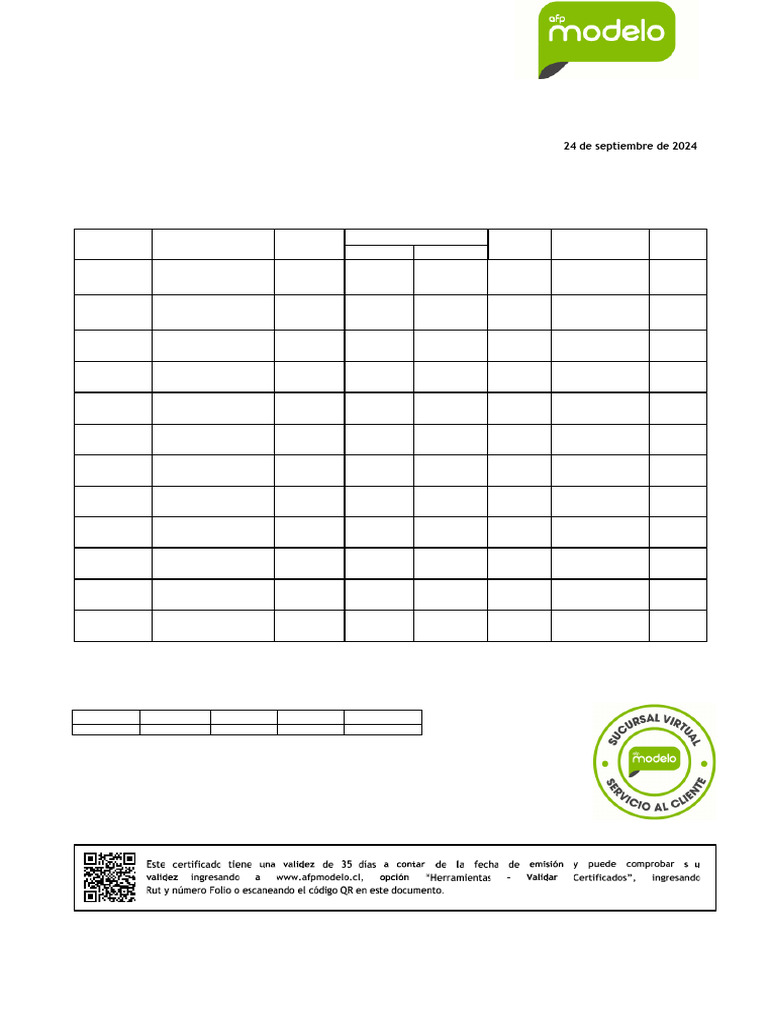 Certificado_AFP_Modelo | PDF