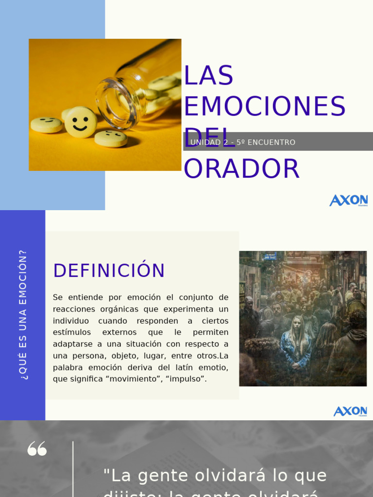 Clase 5 La Emociones Del Orador | PDF