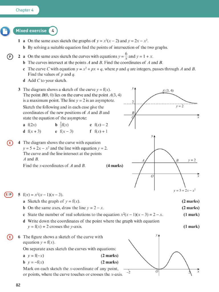 12 Mixed Exercise 4 | PDF