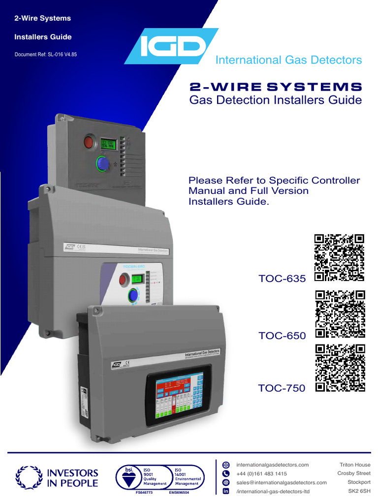 SL 016 2 Wire Installers Guide | PDF