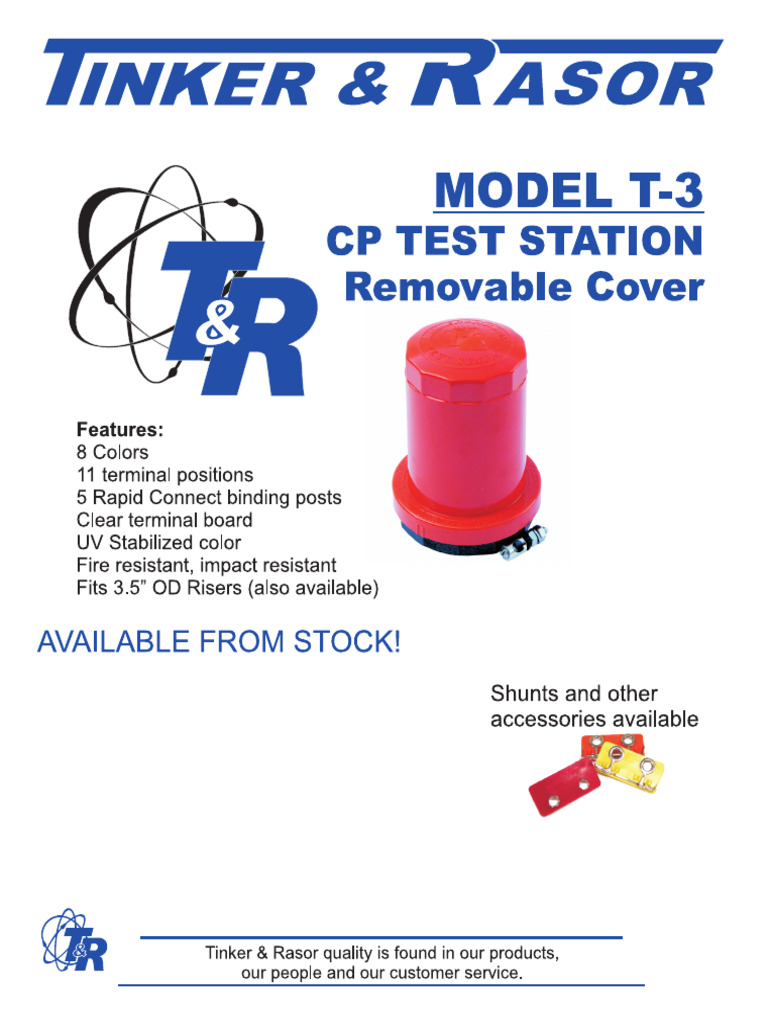 ESTACION DE PRUEBAS TINKER & RASOR A | PDF