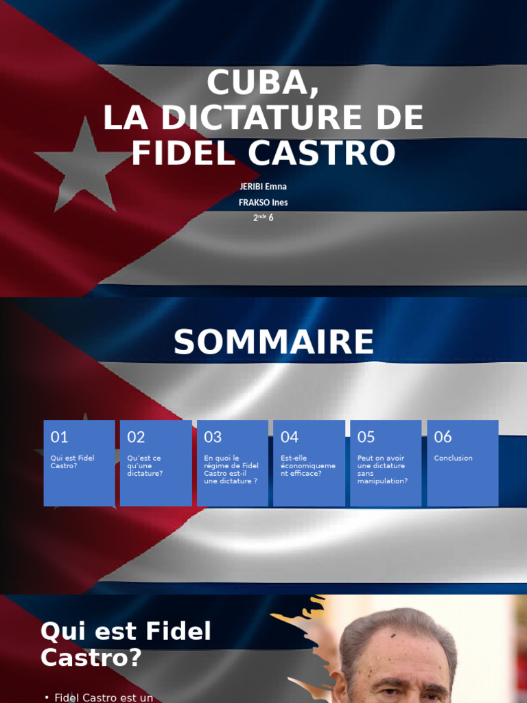 Diapo Fidel Castro Cuba | PDF