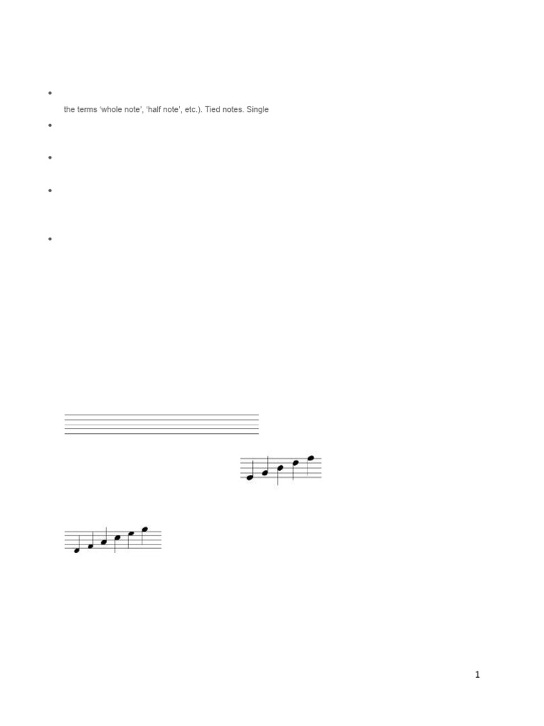 ABRSM Grade 1 - Theory | PDF