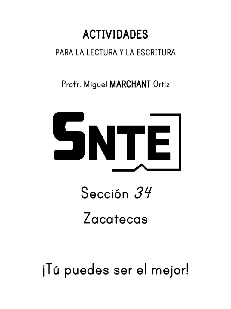Actividades para La Lectura y La Escritura Marchant | PDF
