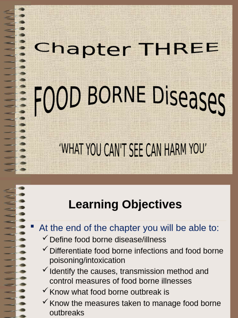 Food Borne Diseases CH3 | PDF | Foodborne Illness | Staphylococcus