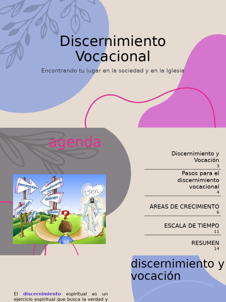 Discernimiento Vocacional | PDF