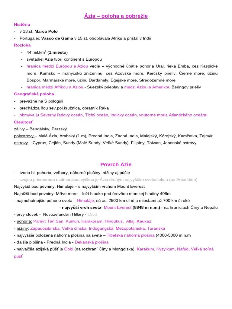 Ázia Pozn Dok | PDF