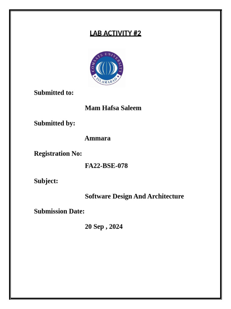sda labtask | PDF sda labtask | PDF