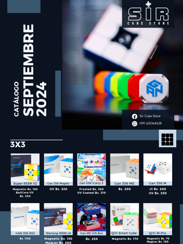 Catalogo Sir Cube Store Septiembre | PDF