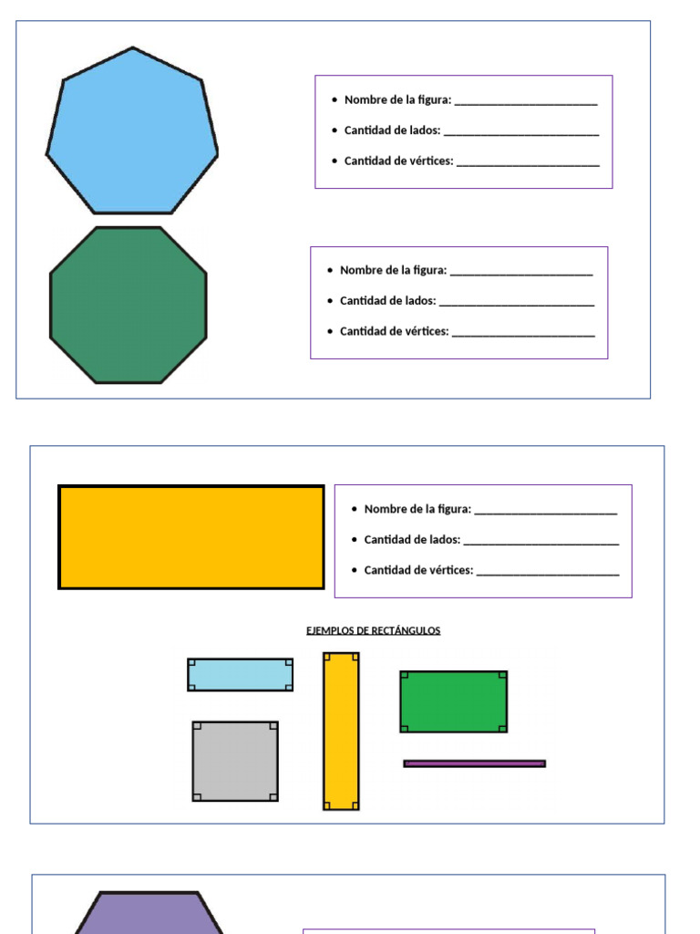 Guía 1 - Figuras 2 D - Ficha | PDF