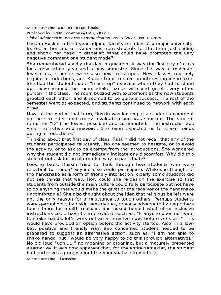 Case Studies - Cross Culture | PDF