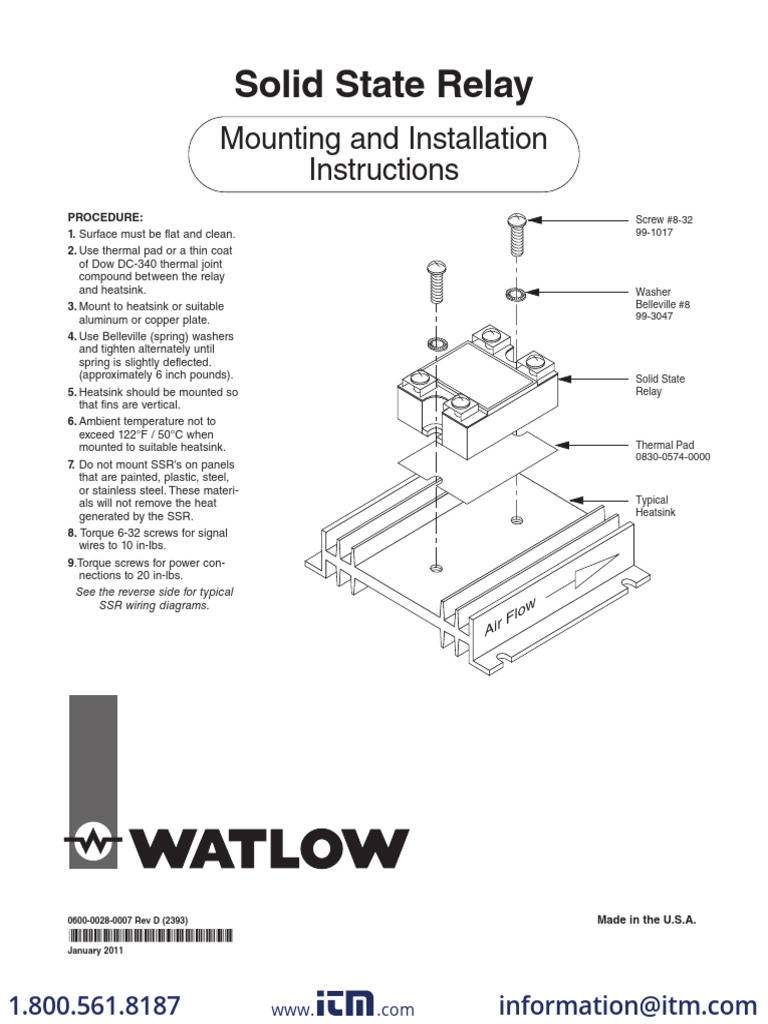 SSR 240 50a dc1 Manual | PDF