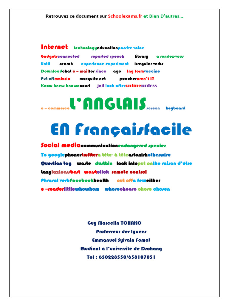 Cours Anglais Complet | PDF