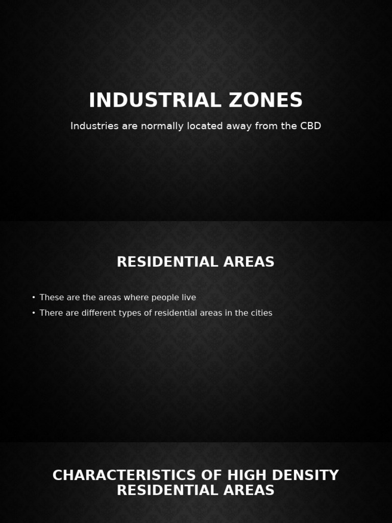 Industrial Zones | PDF