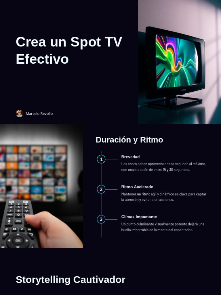 Crea Un Spot TV Efectivo | PDF