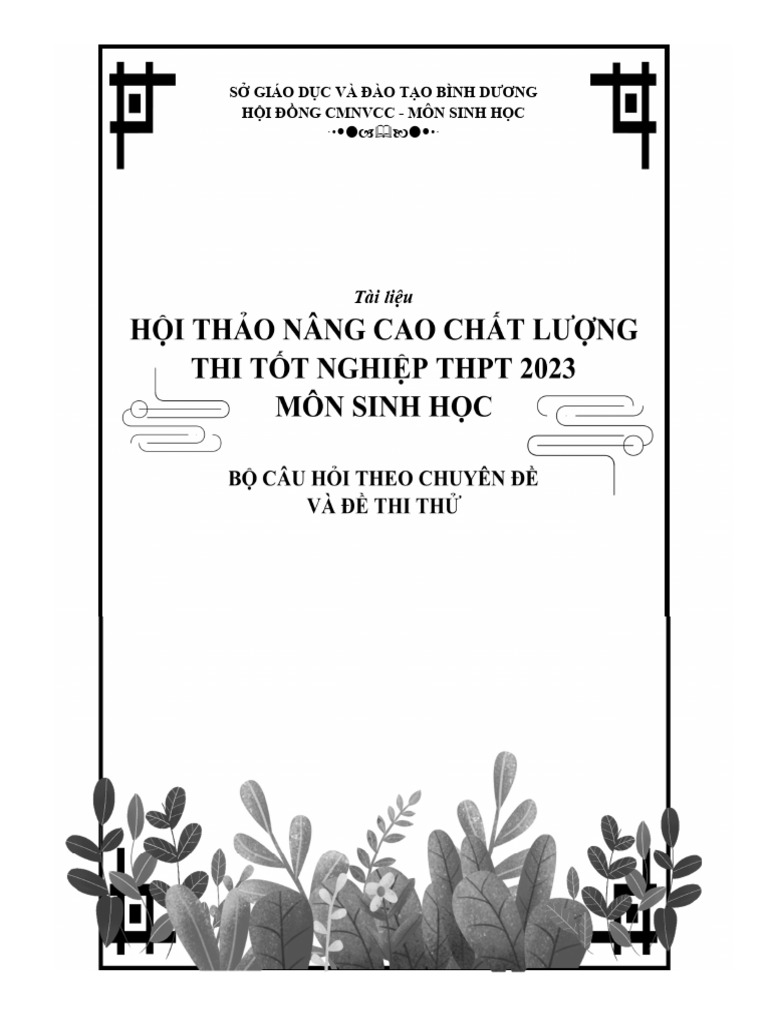 (Bio) Sinh TN | PDF