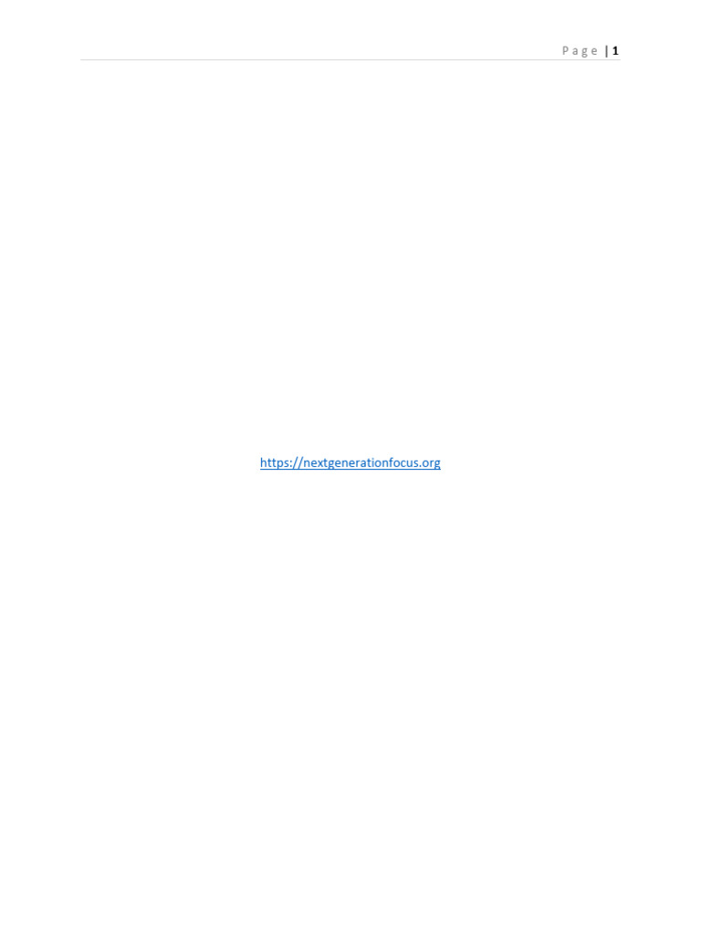 Rebooting The Village, White Paper For Next Generation Focus, Sylvia He ...