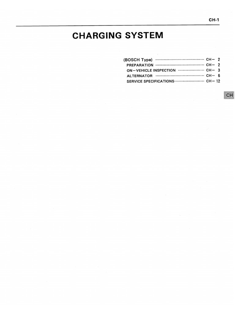 07 Charging System | PDF