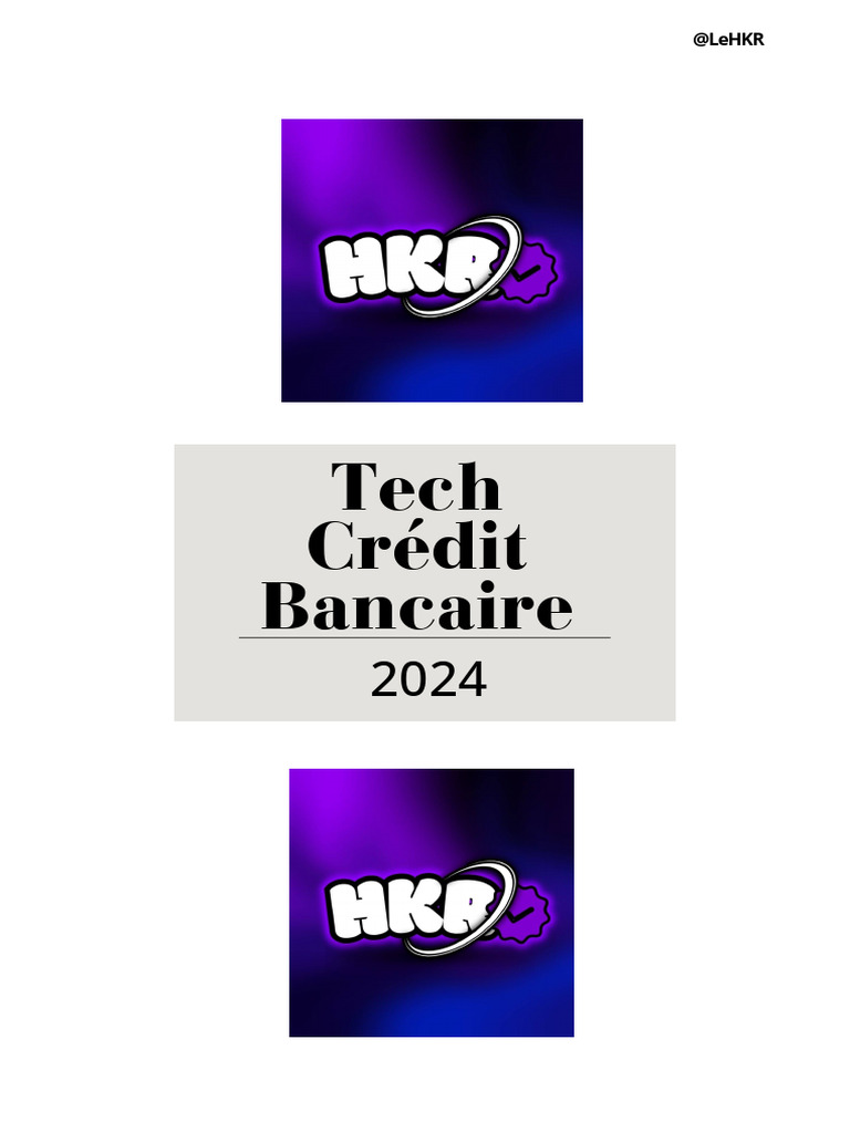 Tech Credit 2024 | PDF