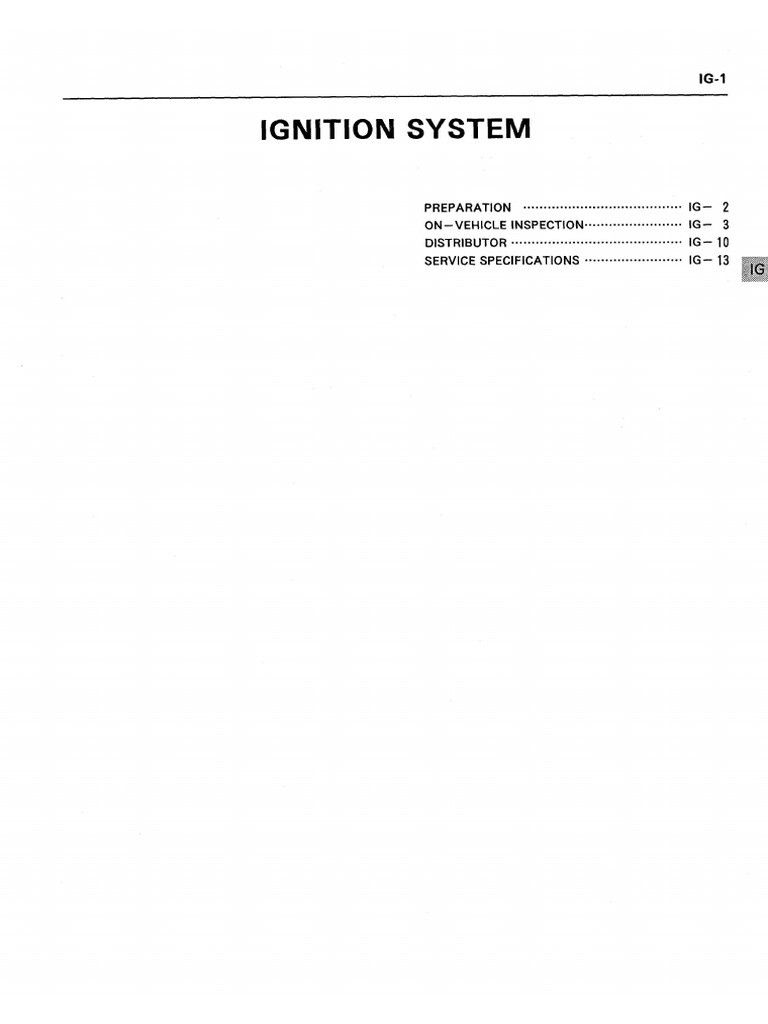 05 Ignition System | PDF