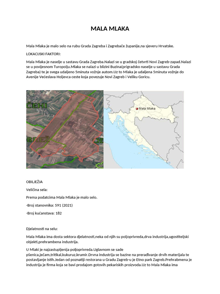 MALA MLAKA Geografija | PDF