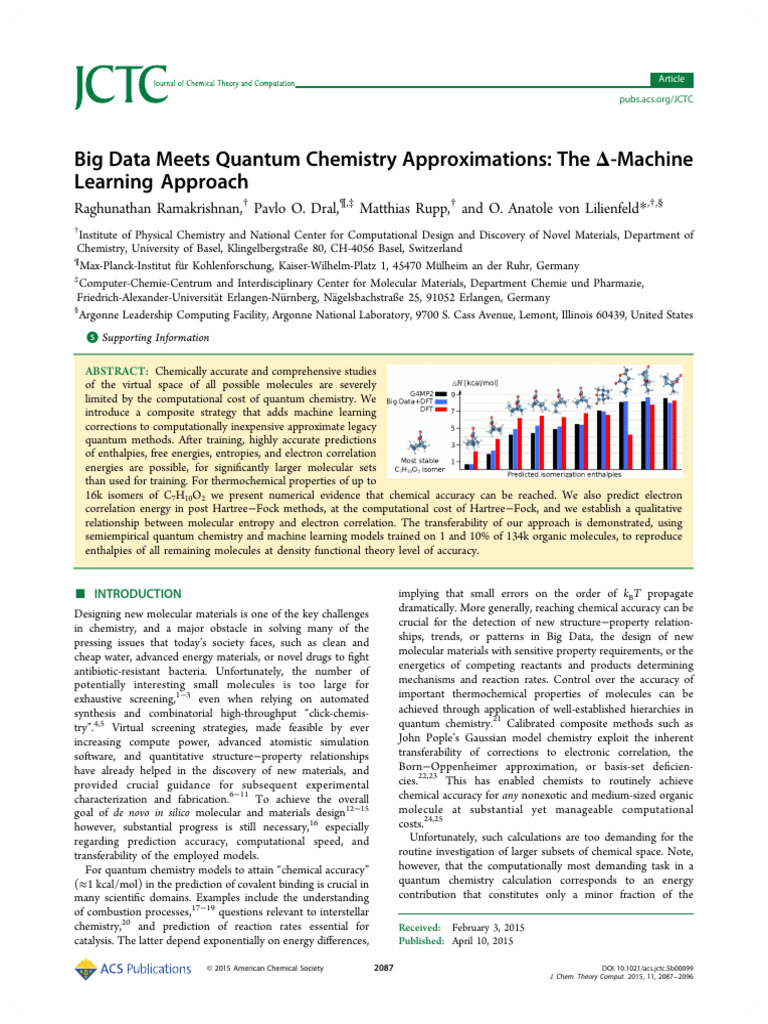 Acs JCTC 5b00099 | PDF