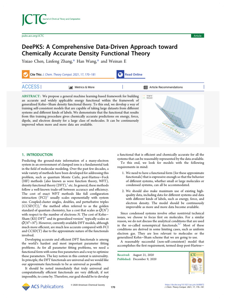 Acs JCTC 0c00872 | PDF