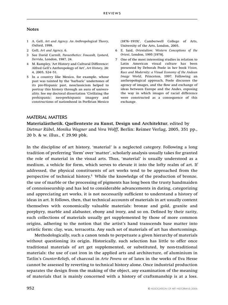 Material Matters-1 | PDF