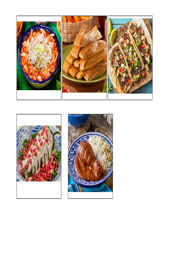 Comida Mexicana | PDF