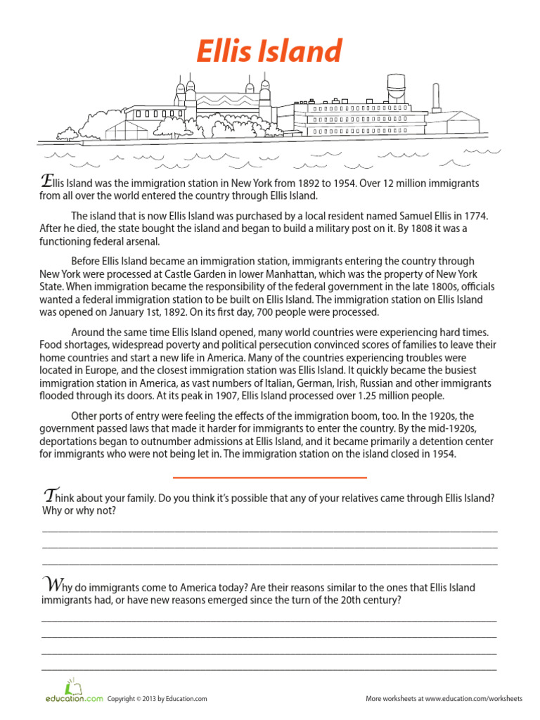 Ellis Island | PDF