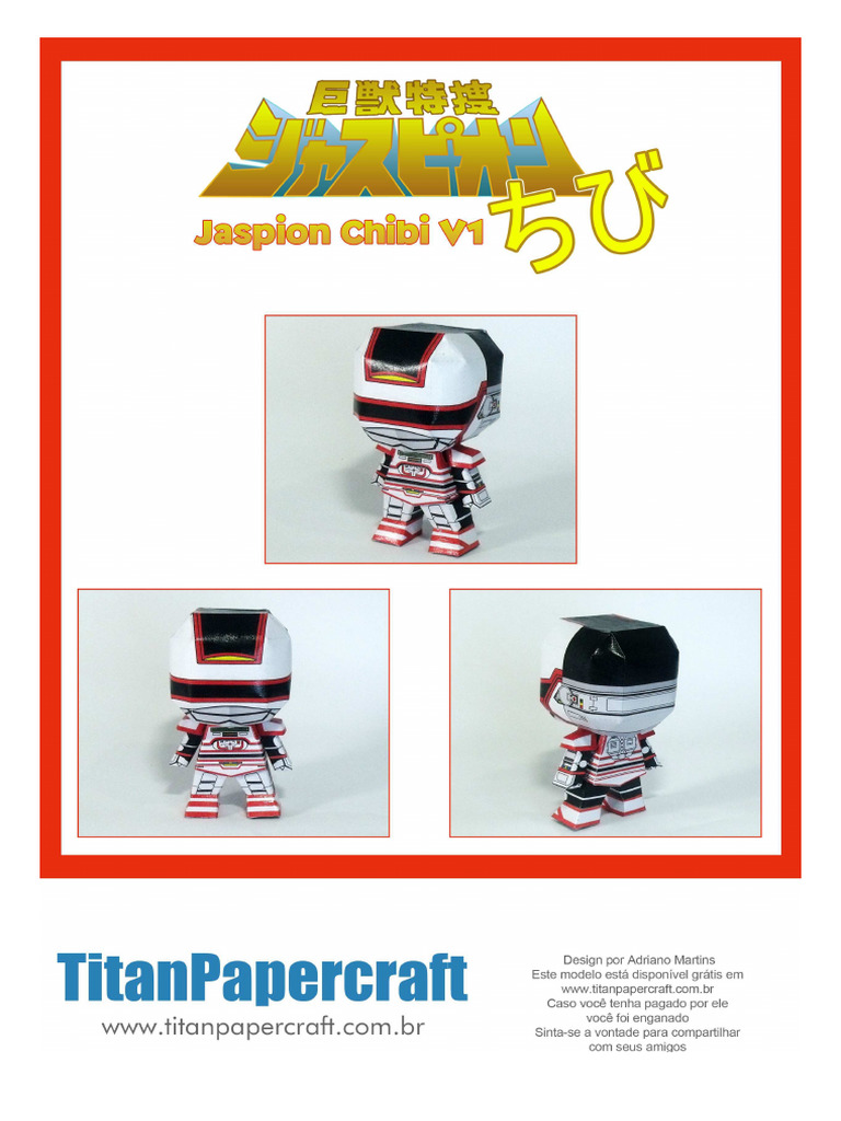 Jaspion Chibi V1 - Papercraft | PDF