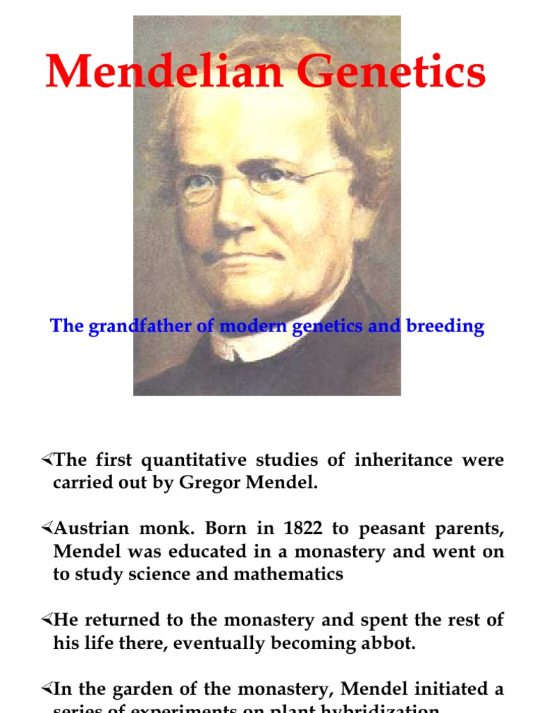 Mendelian Genetics | PDF | Dominance (Genetics) | Allele